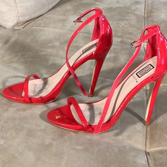 Signature | Shoes | Red Patent Leather Stiletto Sandals | Poshmark